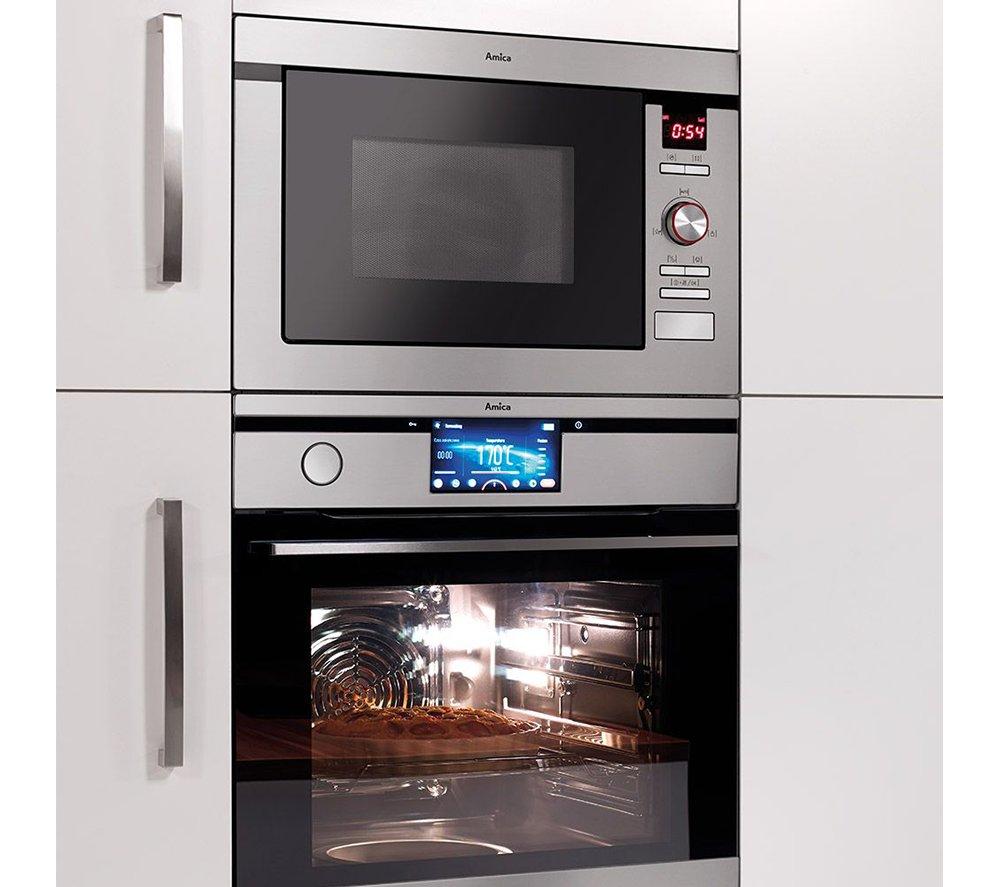 Microwave oven and grill built in store