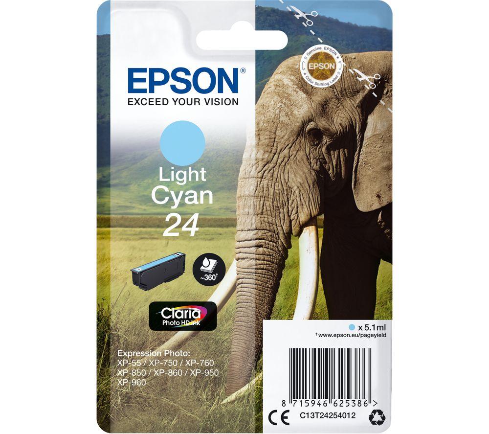 Epson 24 Elephant Light Cyan Ink Cartridge review | 8.9 / 10