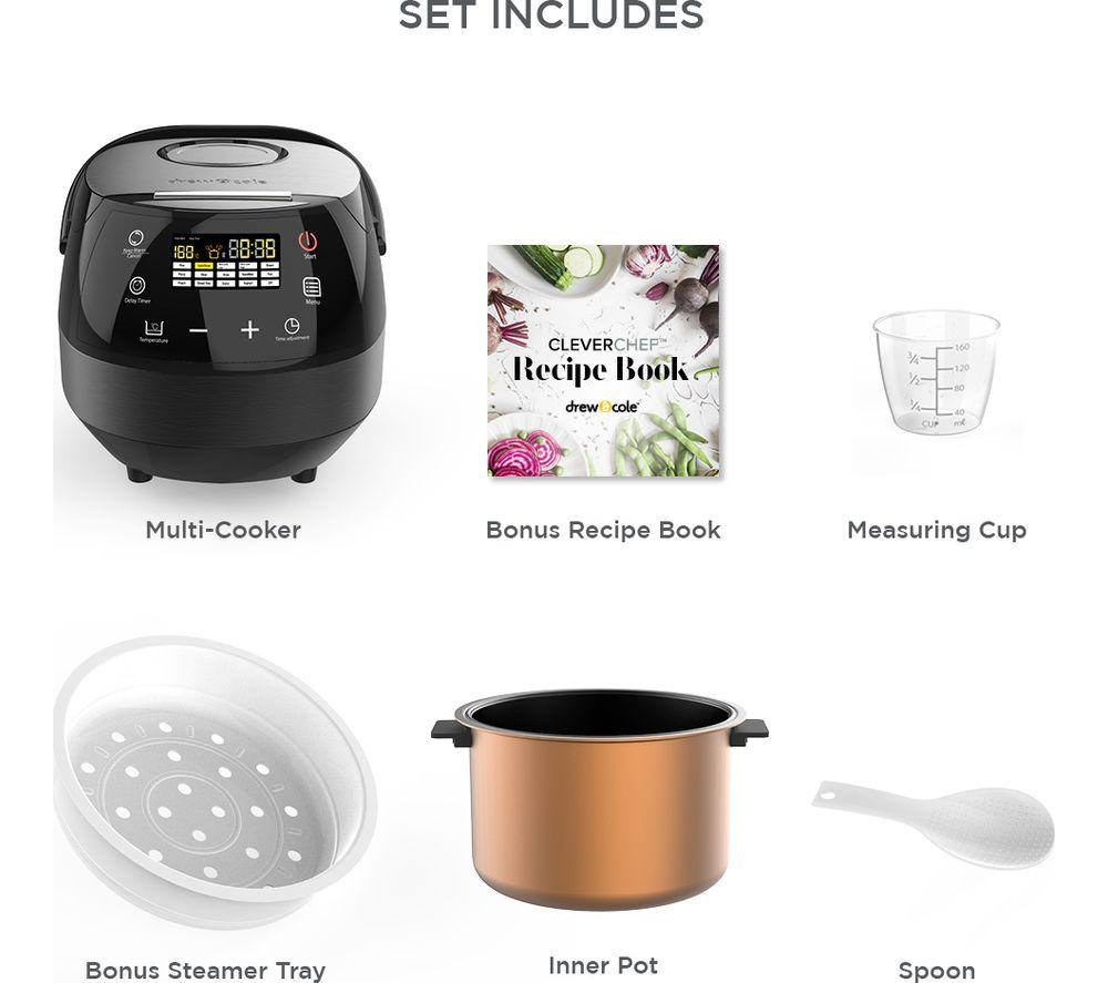 Buy DREW & COLE Clever Chef Multicooker - Charcoal | Currys