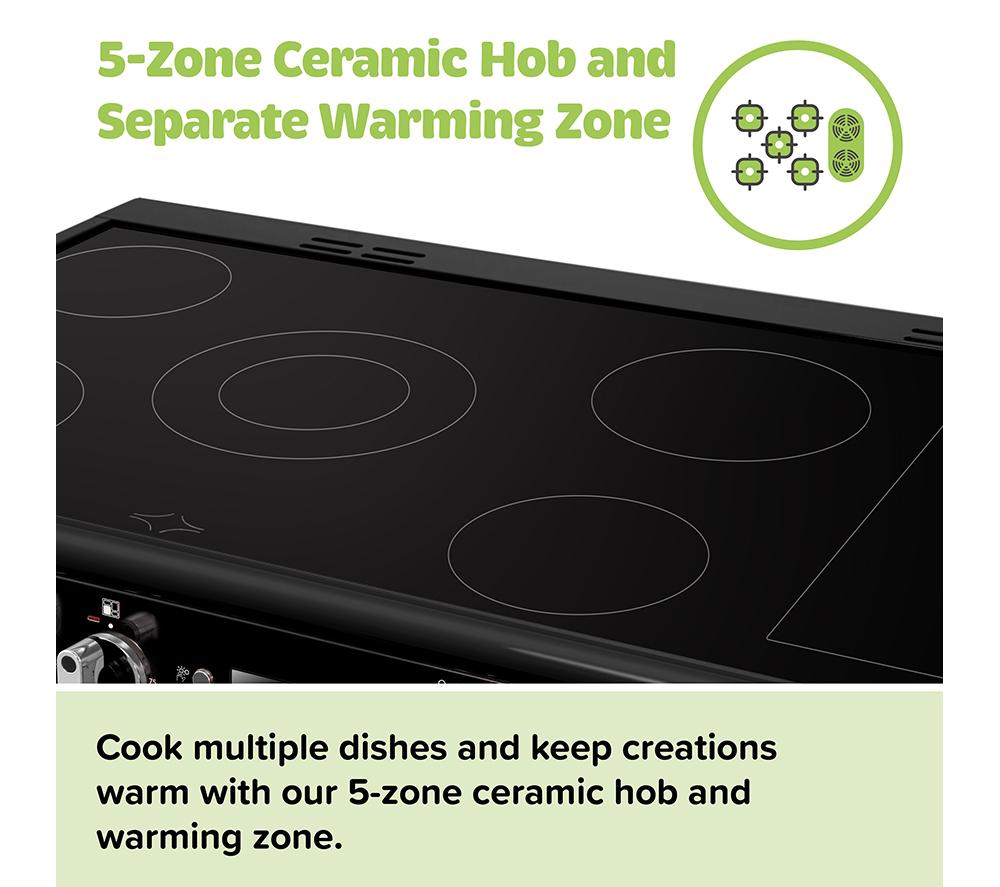 Buy LEISURE PR100F530K 100 cm Dual Fuel Range Cooker - Black | CurrysIE