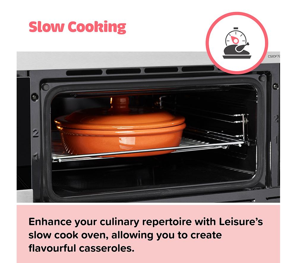 Buy LEISURE PR100F530K 100 cm Dual Fuel Range Cooker - Black | CurrysIE