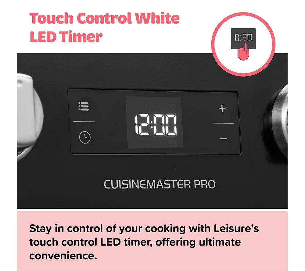 Buy LEISURE PR100F530K 100 cm Dual Fuel Range Cooker - Black | Currys