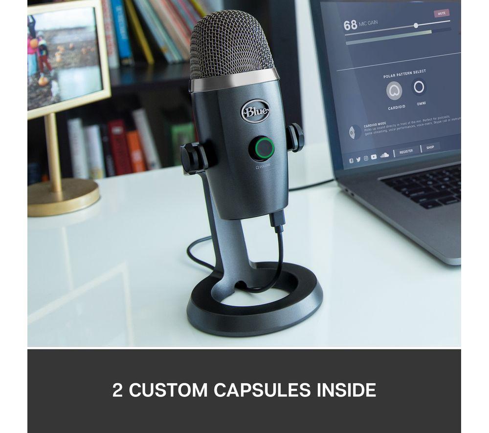 Buy YETI Nano USB Streaming Microphone - Grey | CurrysIE