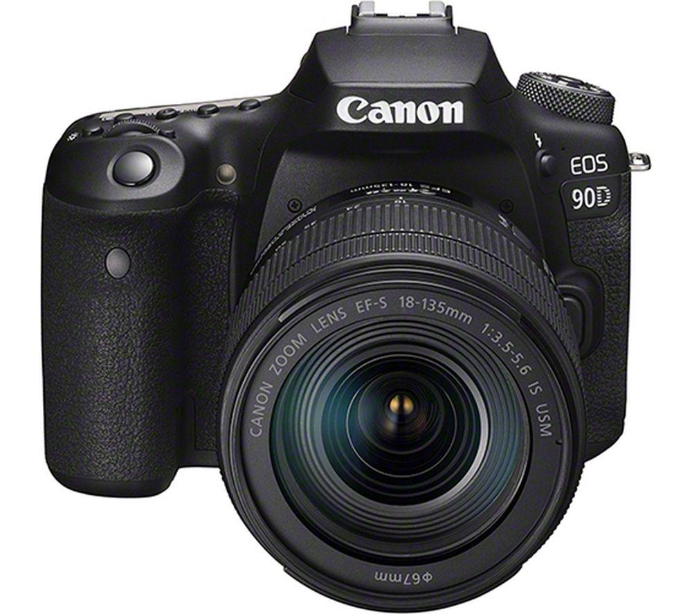 CANON EOS 90D DSLR Camera with EF-S 18-135 mm f/3.5-5.6 IS USM Lens ...