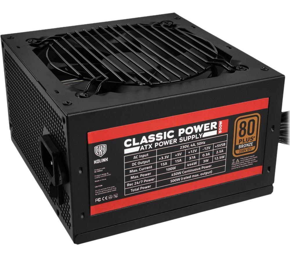 KOLINK Classic KL-500v2 ATX PSU 500 W review | 9.5 / 10