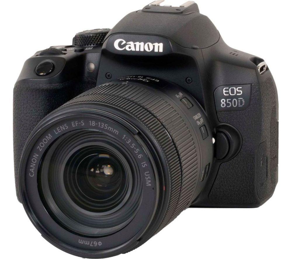CANON EOS 850D DSLR Camera with EF-S 18-135 mm f/3.5-5.6 IS USM Lens ...