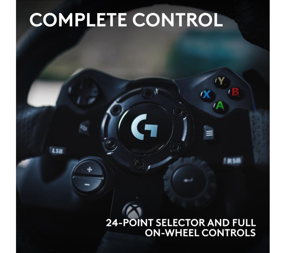 Buy LOGITECH G923 Racing Wheel & Pedals - Xbox & PC, Black | CurrysIE