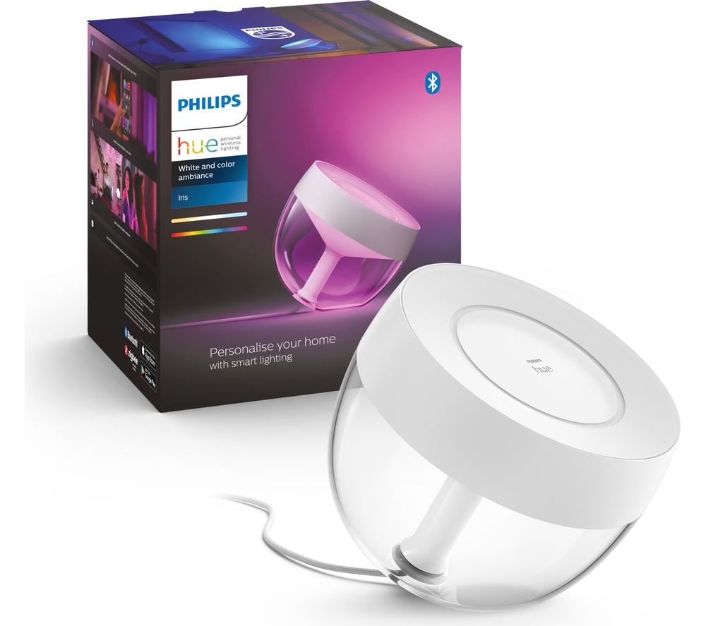 PHILIPS Hue White & Colour Ambiance Iris 2.0 Smart Table Lamp review ...