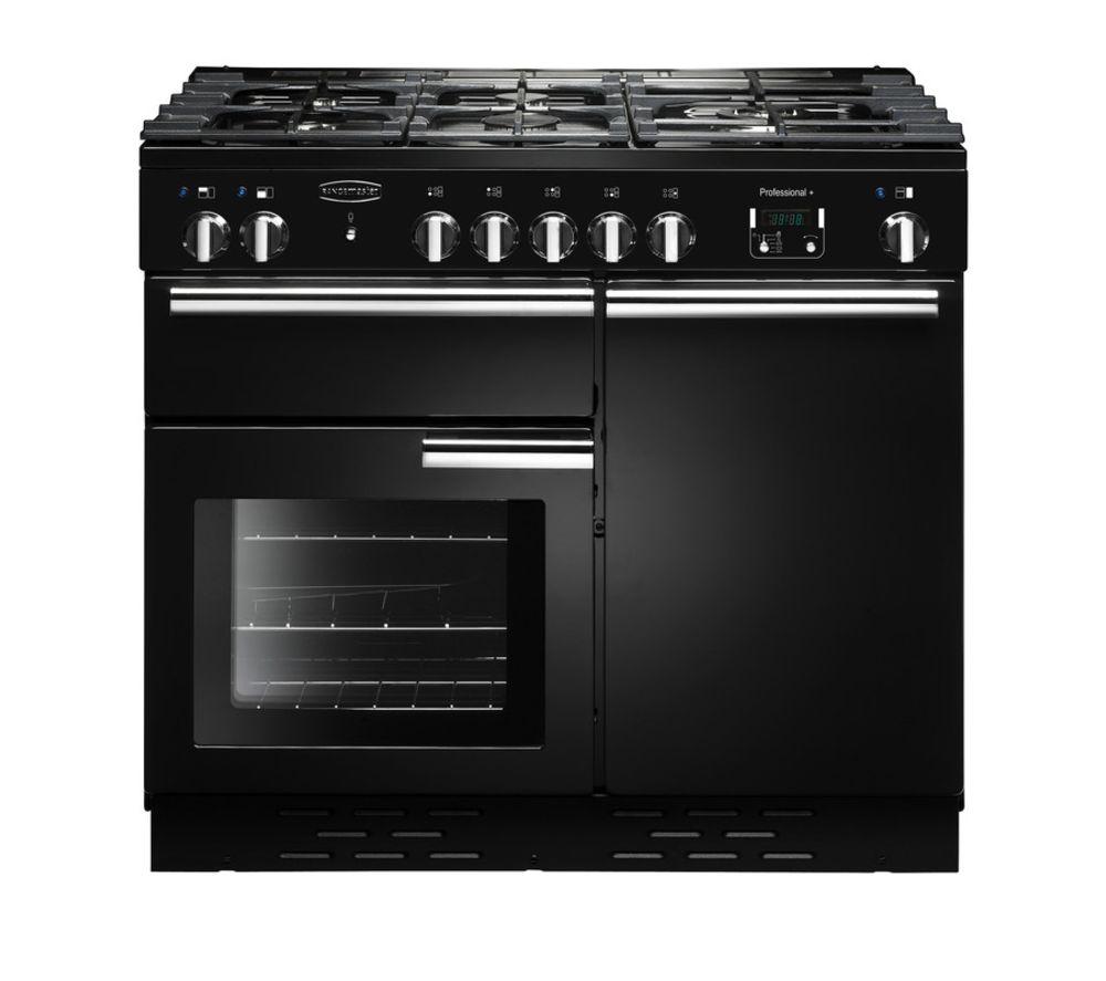 RANGEMASTER Professional PROP100NGFGB Dual Fuel Range Cooker review | 9 ...