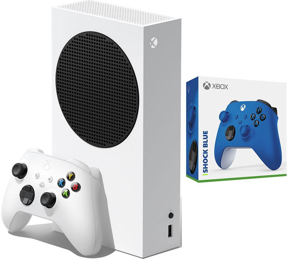 Buy MICROSOFT Xbox Series S & Xbox Wireless Controller (Shock Blue ...