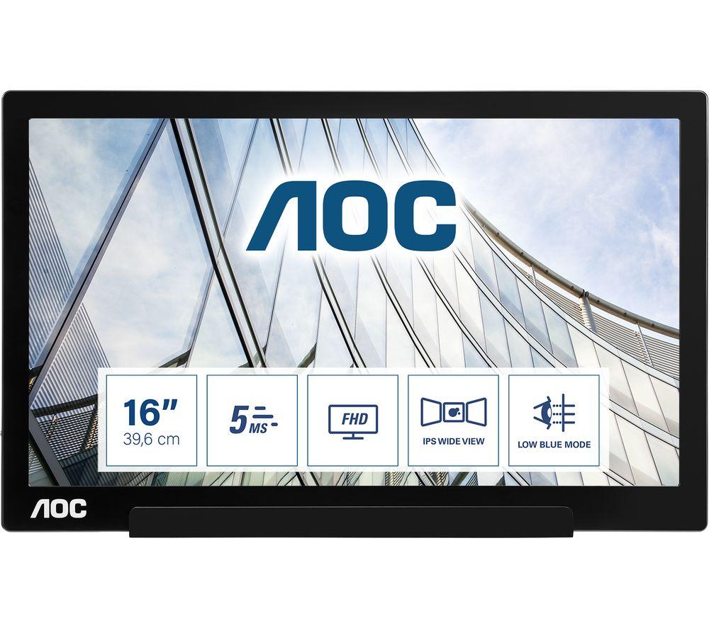 AOC I1601FWUX Full HD 16" LED Portable Monitor review | 8.6 / 10