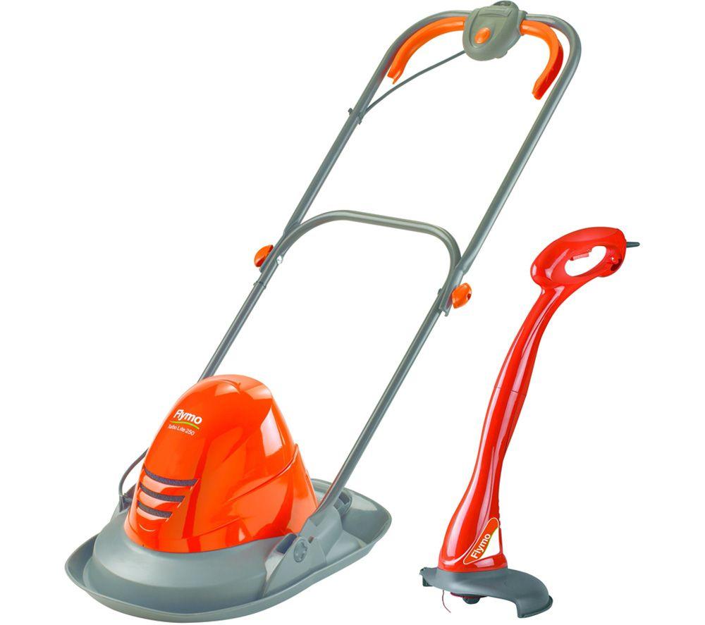 FLYMO Turbo Lite 250 Corded Hover Lawn Mower & Grass Trimmer review | 9 ...