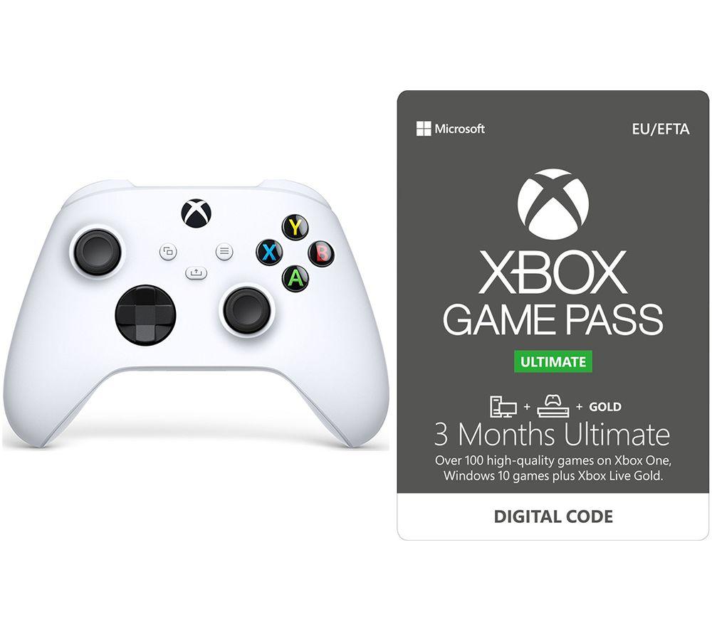 Buy XBOX Wireless Controller & 3-Month Game Pass Ultimate Bundle ...