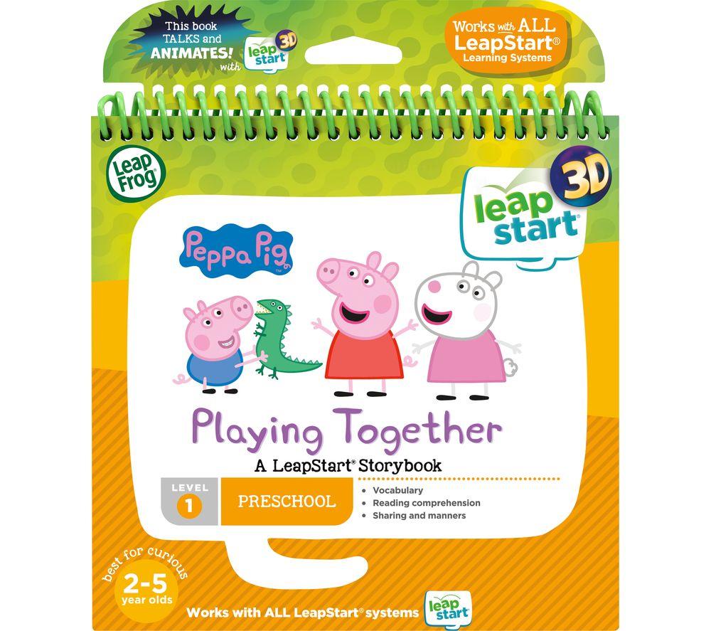 LEAPFROG LeapStart 3D Peppa Pig Playing Together Story Book review | 9. ...