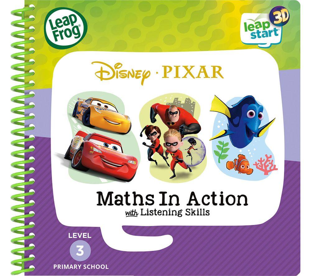 Buy LEAPFROG LeapStart Level 2 Pixar Maths in Action Activity Book ...