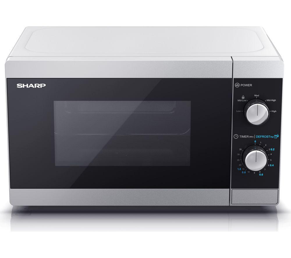 Buy SHARP YC-MS01U-S Solo Microwave - Silver | CurrysIE