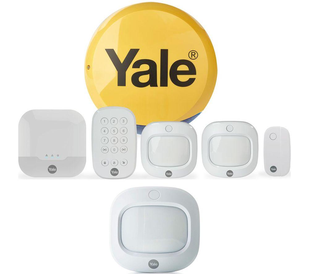 Yale Sync IA-320 Smart Home Alarm Family Kit & Motion Detector Bundle ...