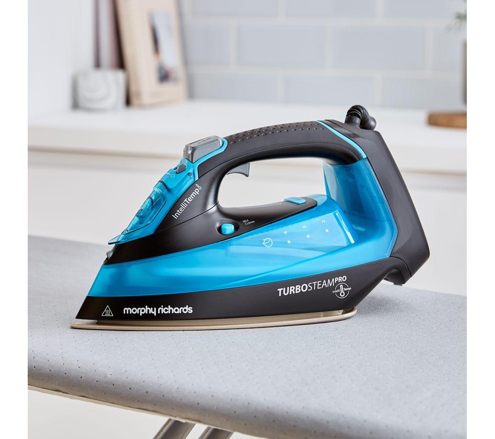 Buy MORPHY RICHARDS Turbosteam Pro Intellitemp 303210 Steam Iron - Blue ...