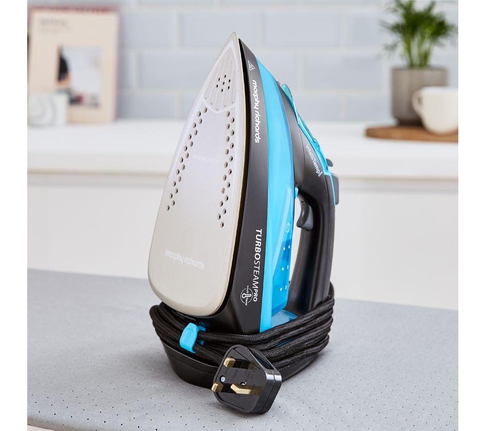 Buy MORPHY RICHARDS Turbosteam Pro Intellitemp 303210 Steam Iron - Blue ...