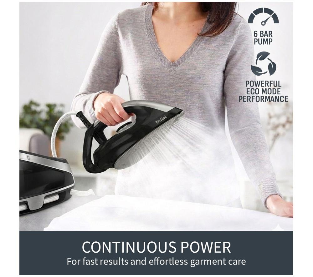 Buy TEFAL Express Easy SV6140 Steam Generator Iron - Black & Grey ...