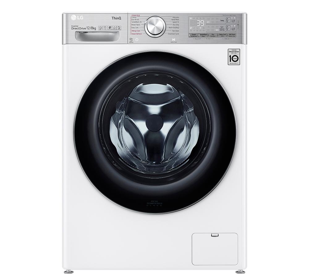 LG EZDispense with TurboWash 360 V11 FWV1128WTSA WiFi-enabled 12 kg ...