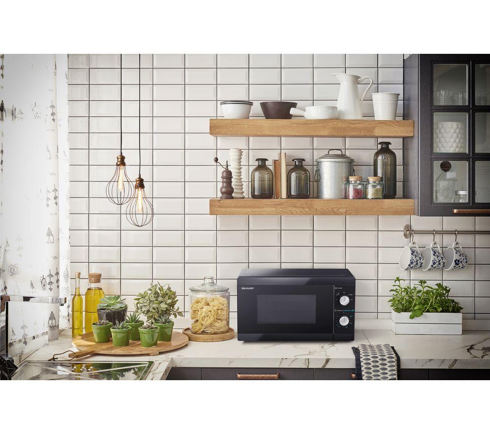 Buy SHARP YC-MS01U-B Solo Microwave - Black | CurrysIE