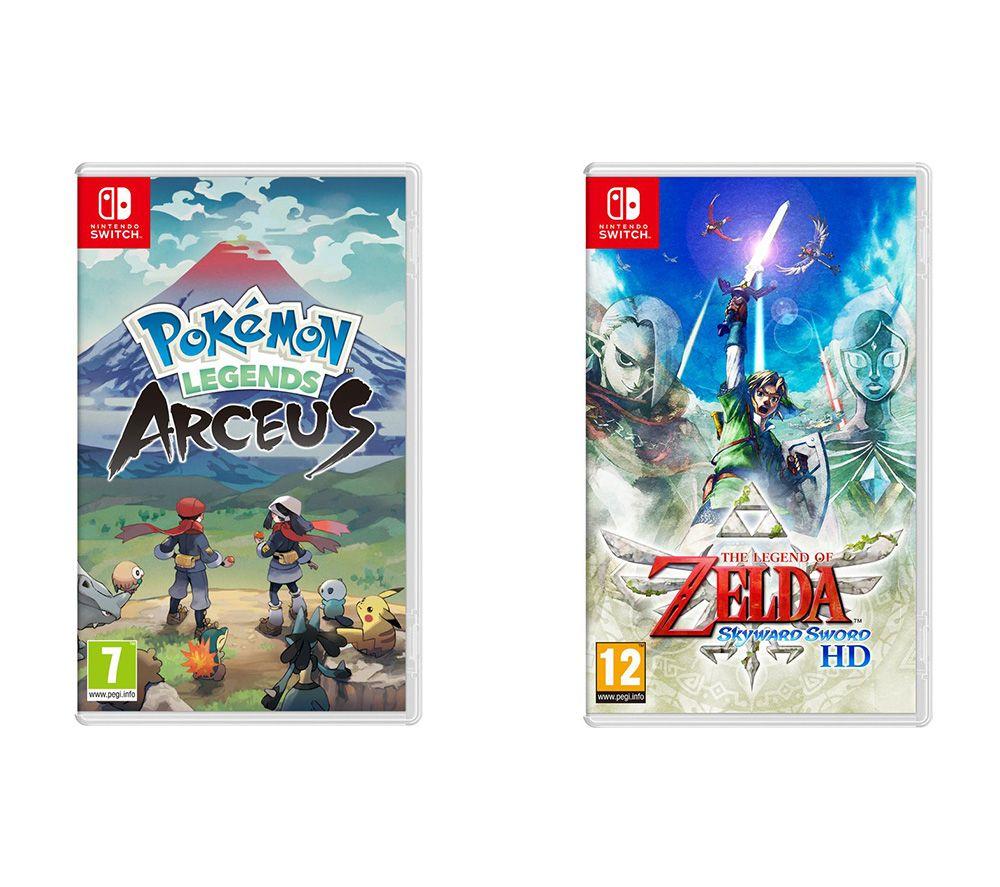 Nintendo SWITCH Pok mon Legends: Arceus & The Legend of Zelda: Skyward Sword HD Bundle review ...
