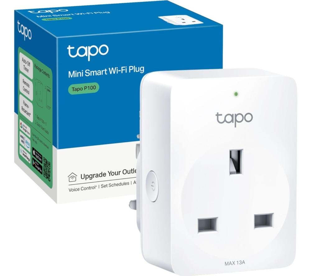 Buy TP-LINK Tapo P100 Mini Smart WiFi Socket - Pack of 4 | CurrysIE