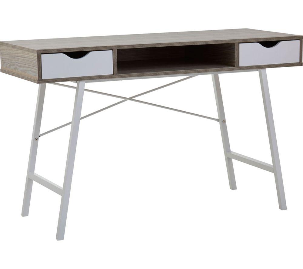 INTERIORS by Premier Bradbury Veneer 2406120 Desk with 2 Drawers review ...