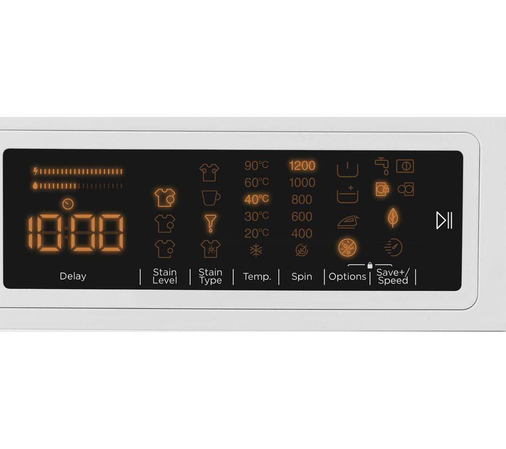 Buy LOGIK T-series LIW812W22 Integrated 8 kg 1200 Spin Washing Machine ...