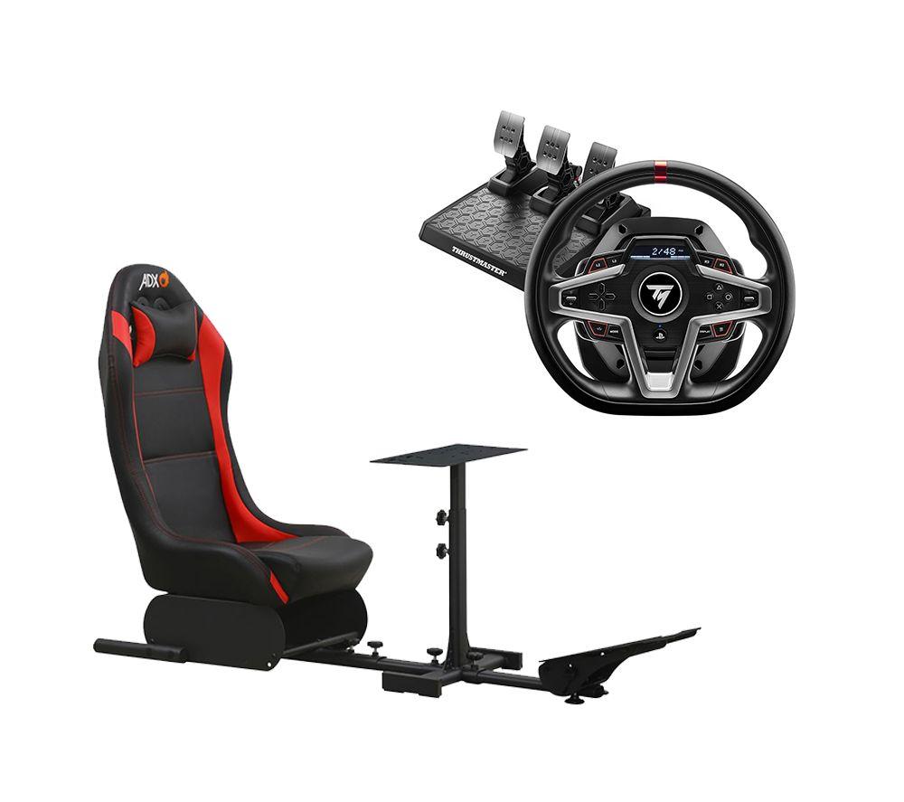 Adx Firebase 22 Cockpit Seat & Thrustmaster T248 Racing Wheel & Pedals ...