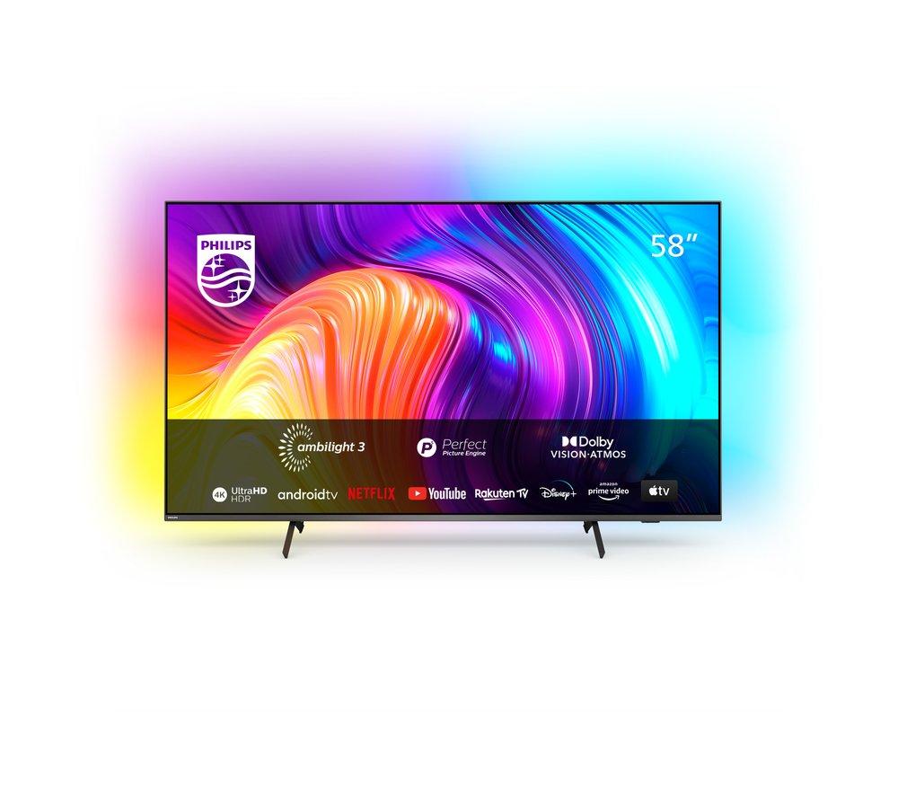 58" PHILIPS 58PUS8517/12 Smart 4K Ultra HD HDR LED TV with Google ...