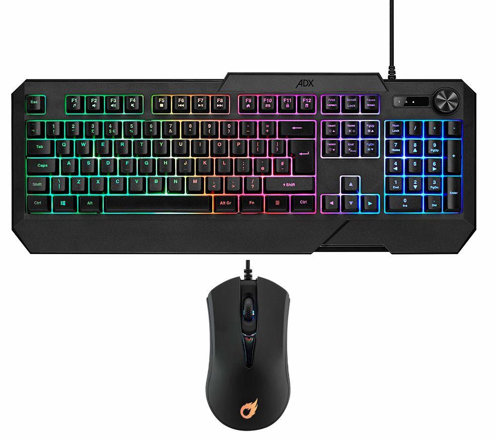 ADX ADXCOM223 Firebundle Coreu0026trade23 Gaming Keyboard & Mouse Set ...