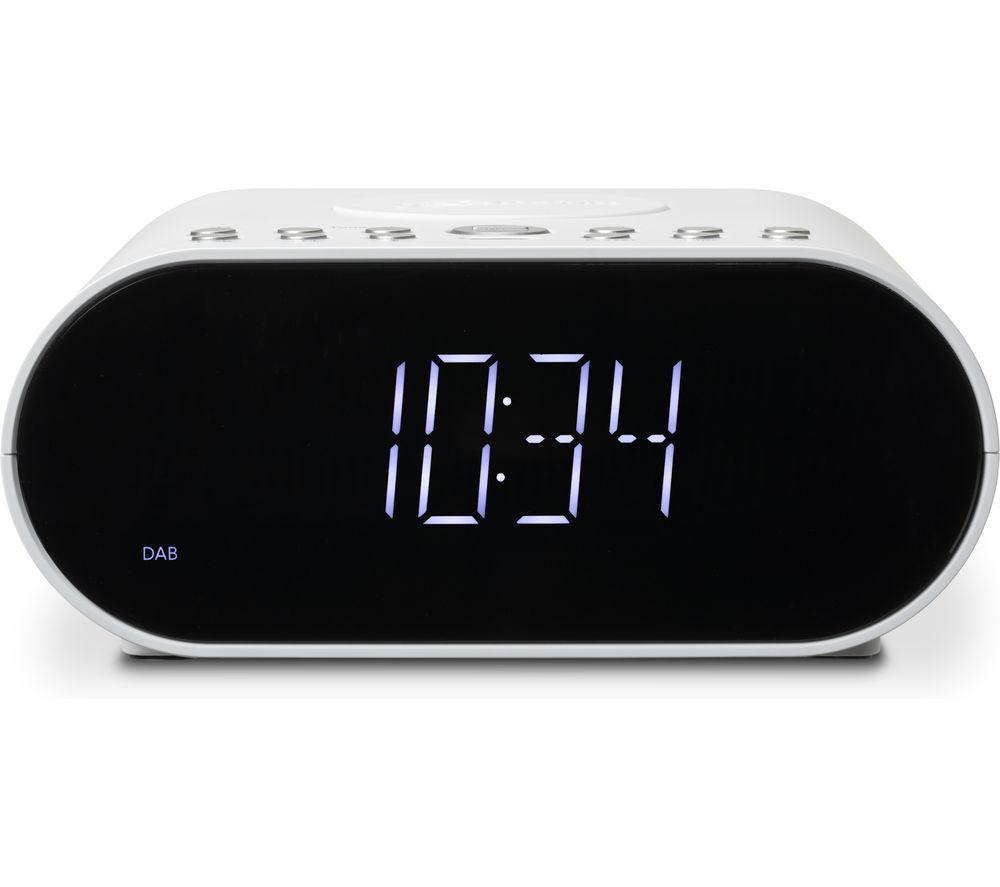 ROBERTS Ortus DAB Charge DAB Bluetooth Clock Radio - White