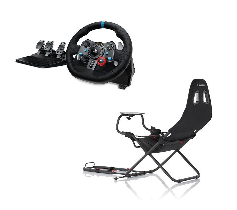Buy LOGITECH Driving Force G29 Racing Wheel, Pedals & Playseat ...