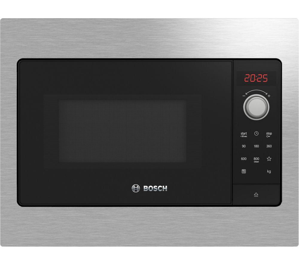BOSCH Serie 2 BFL523MS3B Built-in Solo Microwave - Stainless Steel