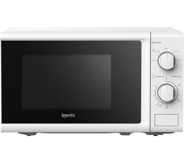 Buy IGENIX IGM0820W Solo Microwave - White | Currys Buy IGENIX IGM0820W Solo Microwave - White | Currys