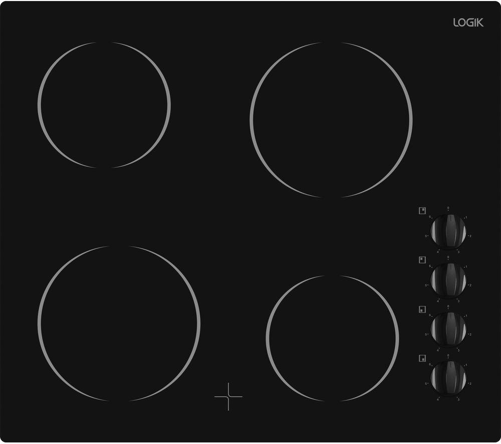 LOGIK LCHOBKN22 59 cm Electric Ceramic Hob - Black