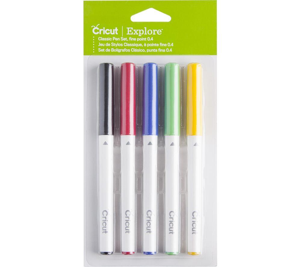 Buy CRICUT Explore Classic Fine Point Pens - Red, Yellow, Green, Blue ...
