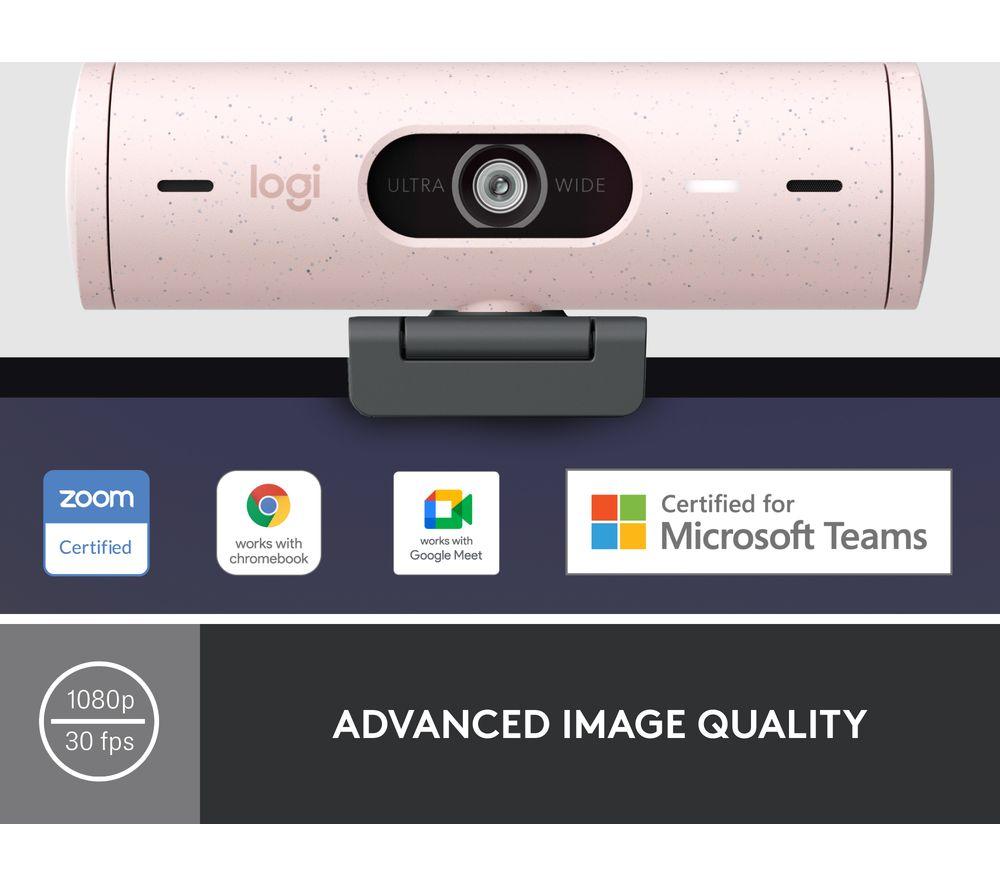 Logitech Brio 500 Full HD 1080p Webcam With Dual Noise