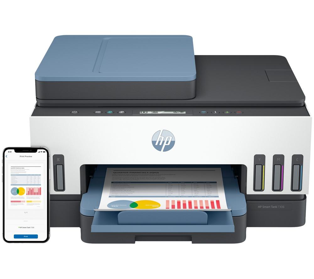 HP Smart Tank 7306 All-in-One Wireless Ink Tank Printer | Currys