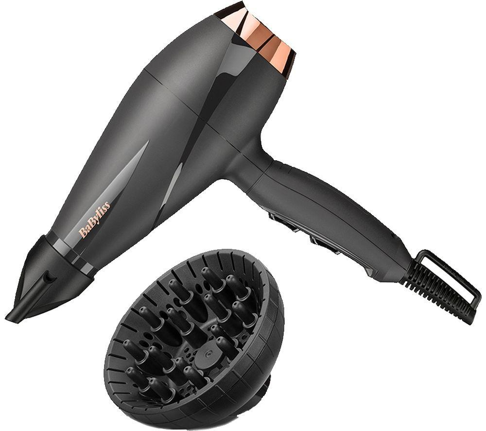 BABYLISS Smooth Pro 2100 Hair Dryer - Grey & Rose