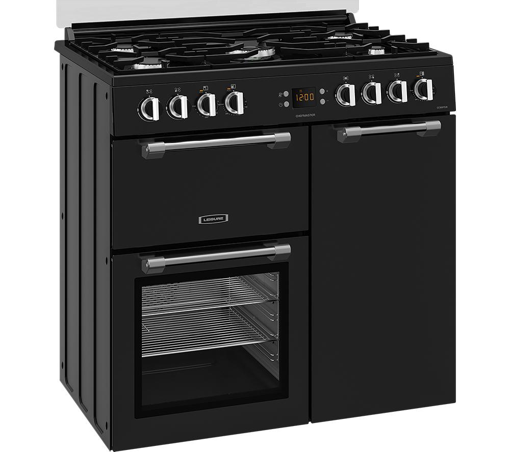 Buy LEISURE CC90F531K 90 cm Dual Fuel Range Cooker - Black | Currys