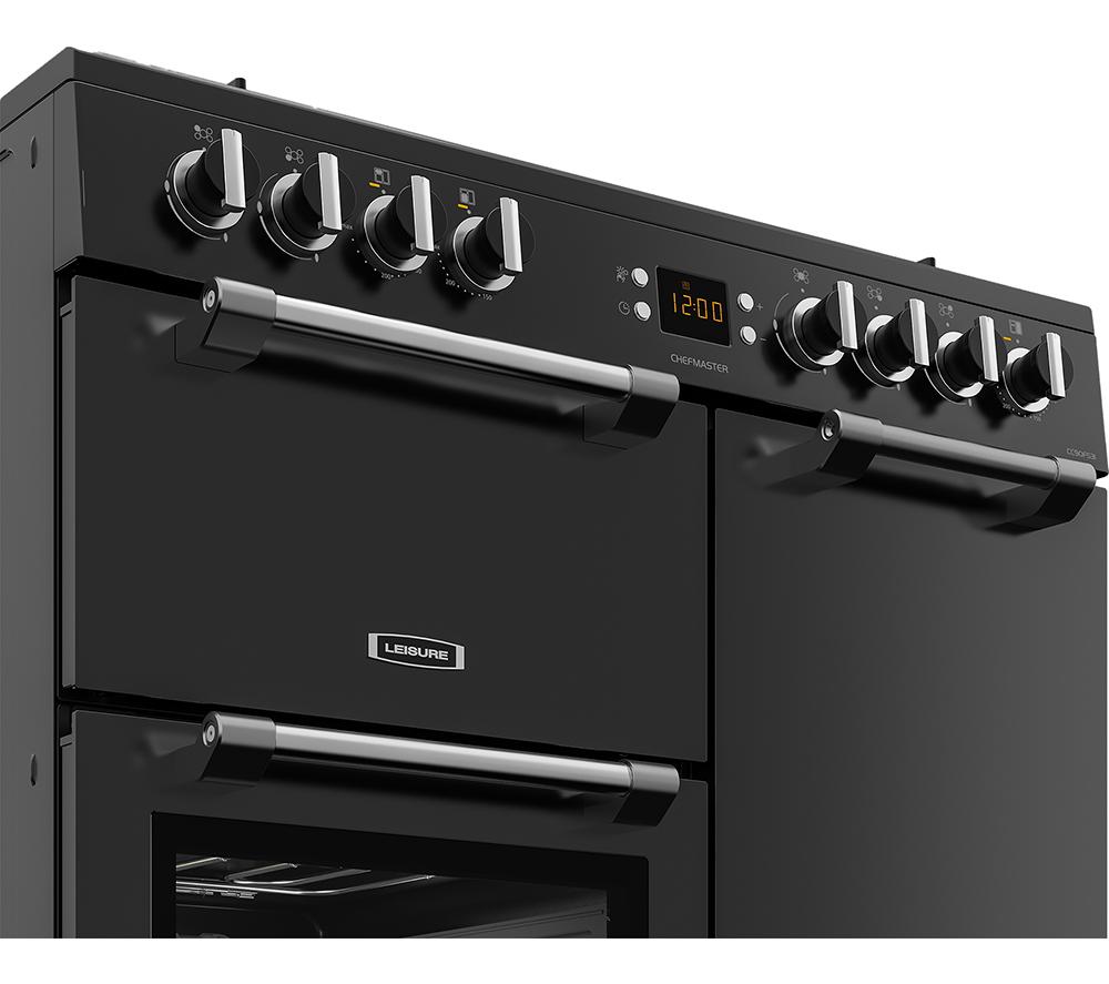 Buy LEISURE CC90F531K 90 cm Dual Fuel Range Cooker - Black | CurrysIE