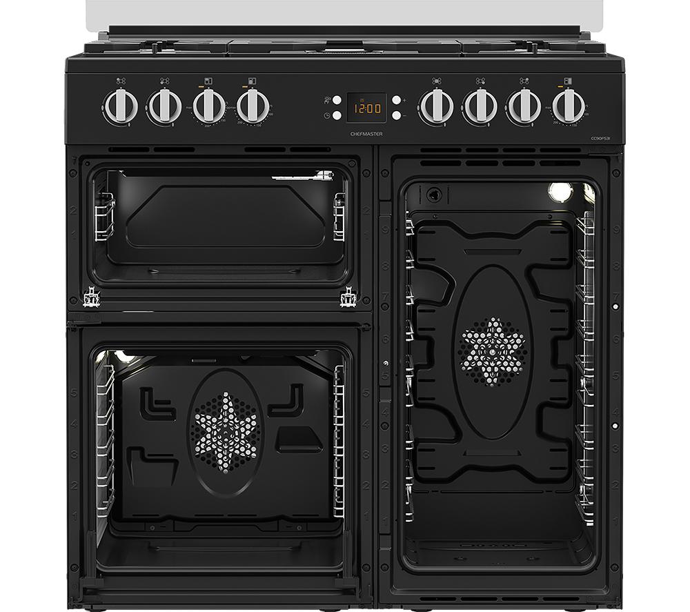 Buy LEISURE CC90F531K 90 cm Dual Fuel Range Cooker - Black | Currys