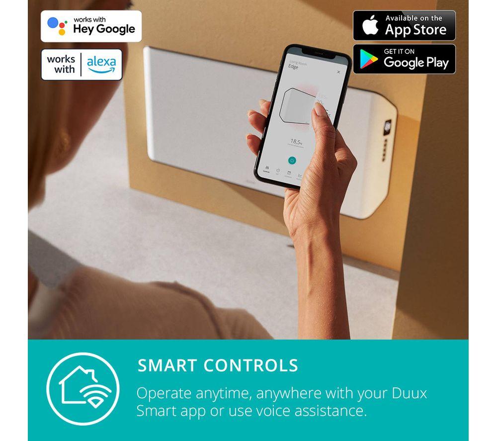 Buy DUUX Edge 2000 DXCH25UK Smart Convector Heater - White | Currys