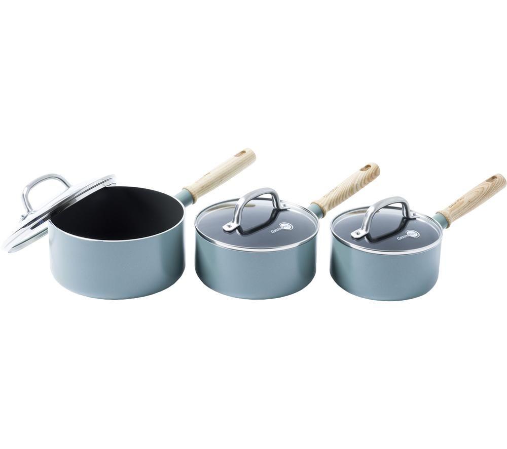 GREENPAN Mayflower CC001595-001 6-piece Non-stick Saucepan Set review ...