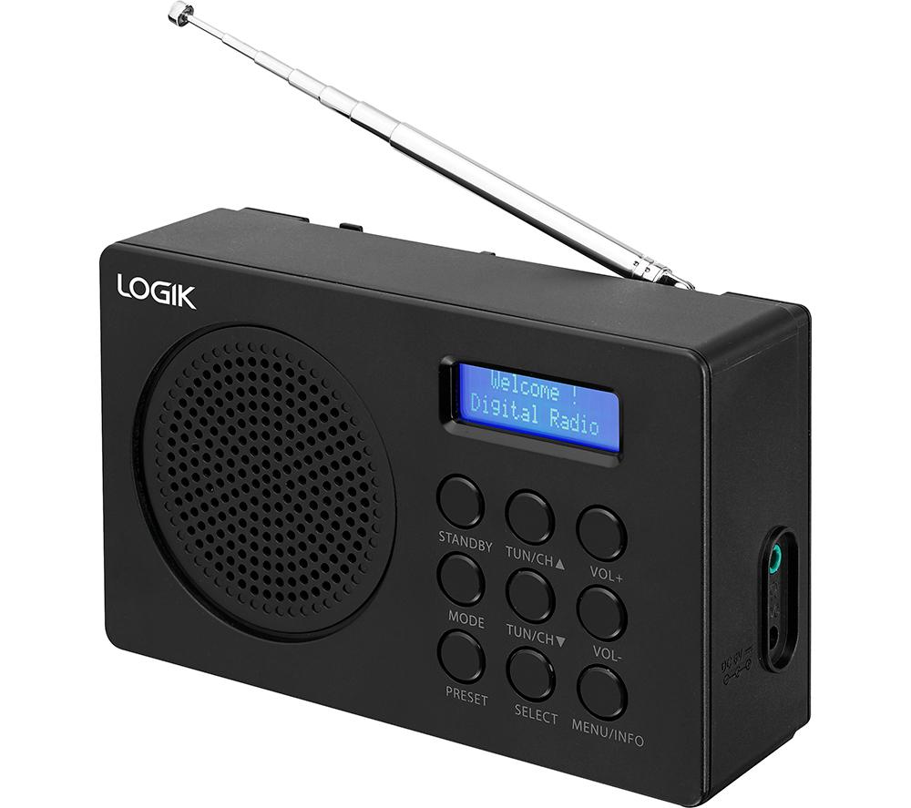 Buy LOGIK L2DAB23 Portable DAB+/FM Radio - Black | Currys