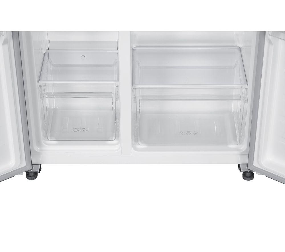 Buy LOGIK LSSBSS23 American-Style Fridge Freezer - Inox | CurrysIE