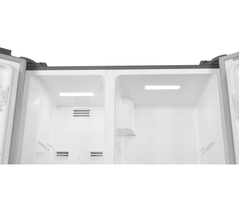 Buy LOGIK LSSBSS23 American-Style Fridge Freezer - Inox | CurrysIE